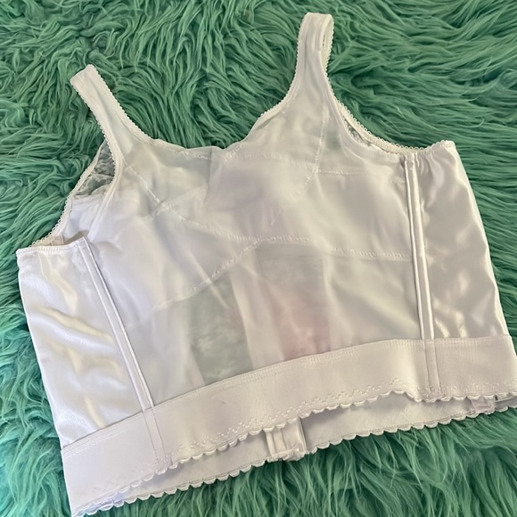 Exquisite Form | Intimates & Sleepwear | Long Line White Lace Bralette ...